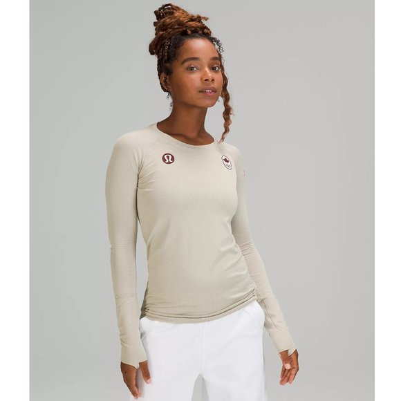 lululemon athletica | Tops | Lululemon Team Canada Swiftly Tech Long ...